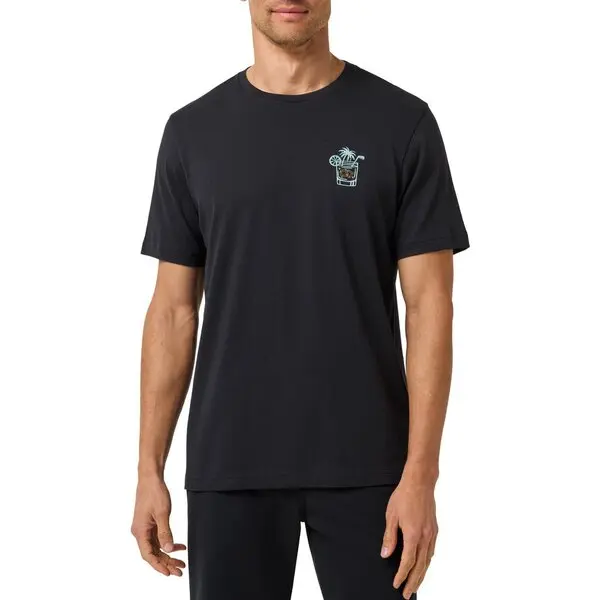 Travis Mathew Beverage Cart Graphic T-shirt - Black