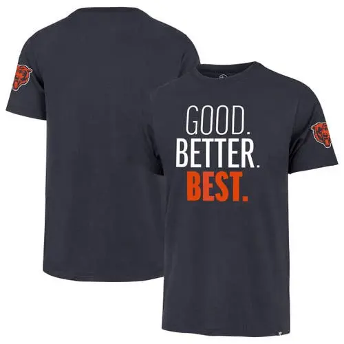 '47 Chicago Bears Good. Better. Best. Franklin T-shirt - Navy