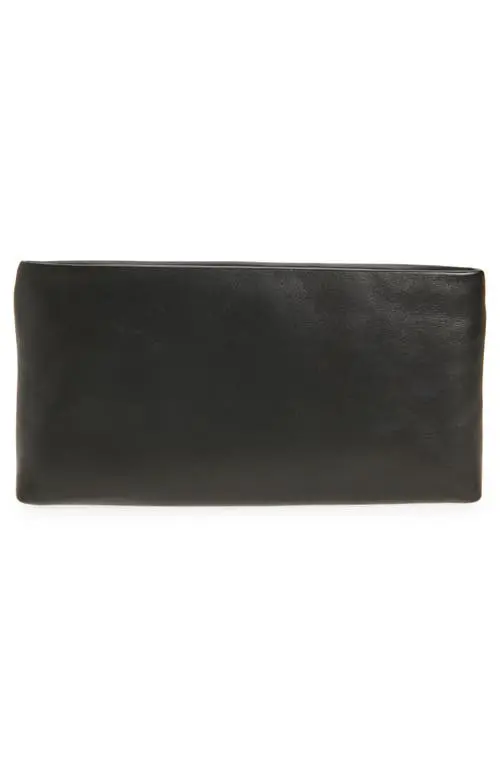 Saint Laurent Calypso Long Leather Pouch Clutch