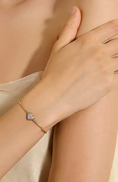 John Hardy Essentials Heart Pavé Bracelet
