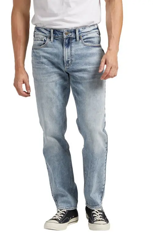 SILVER JEANS CO. Eddie Athletic Fit Tapered Jeans - Indigo