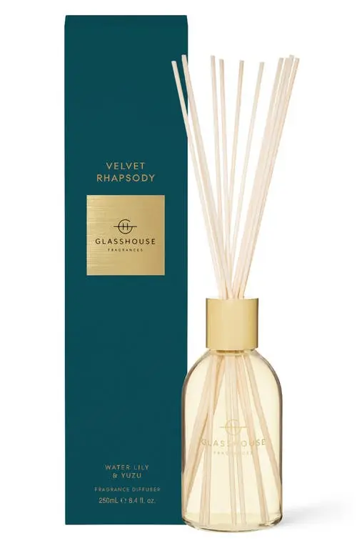 GLASSHOUSE FRAGRANCES Reed Diffuser - Velvet Rhapsody