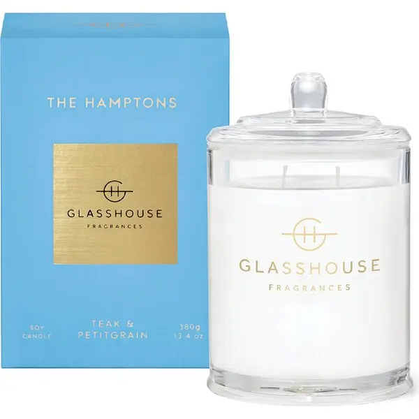 GLASSHOUSE FRAGRANCES Two-wick Scented Candle - The Hamptons