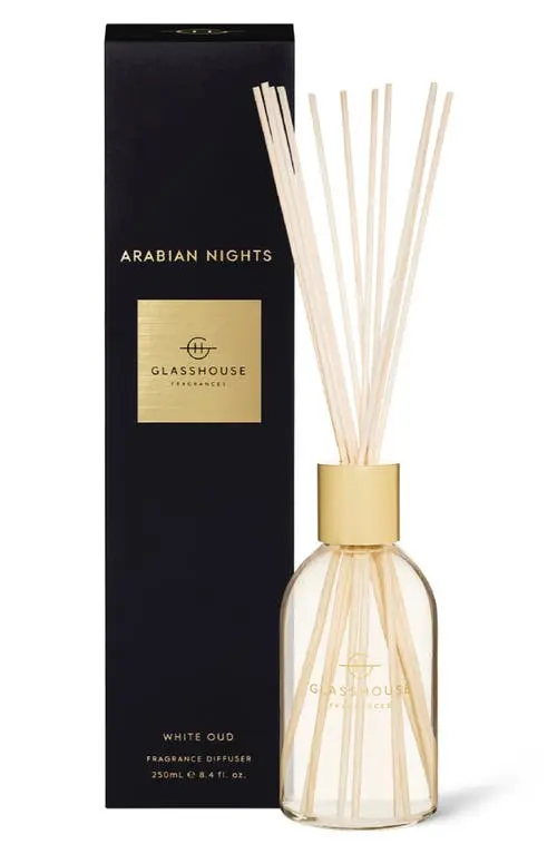 GLASSHOUSE FRAGRANCES Reed Diffuser - Arabian Nights