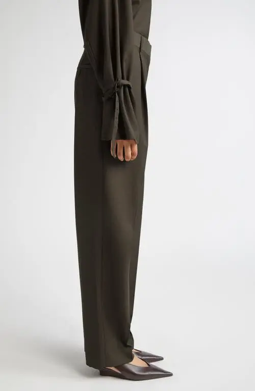 TOTEME Pleated Wool Trousers
