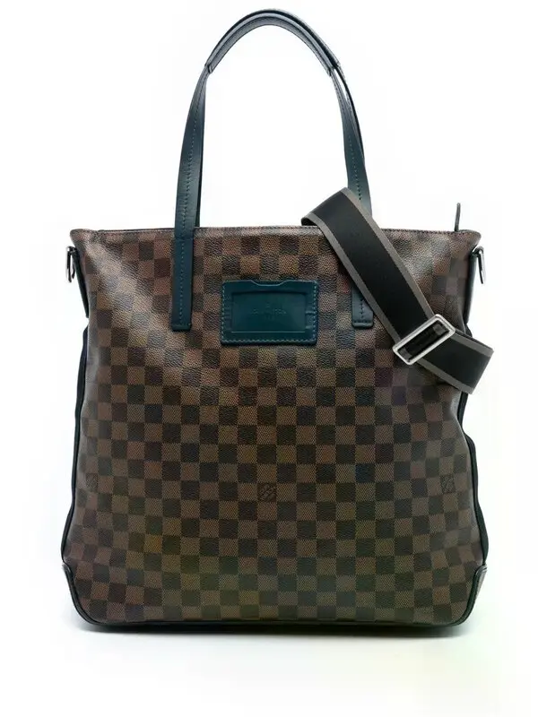 LOUIS VUITTON 2014 Damier Ebene Herald Satchel - Brown
