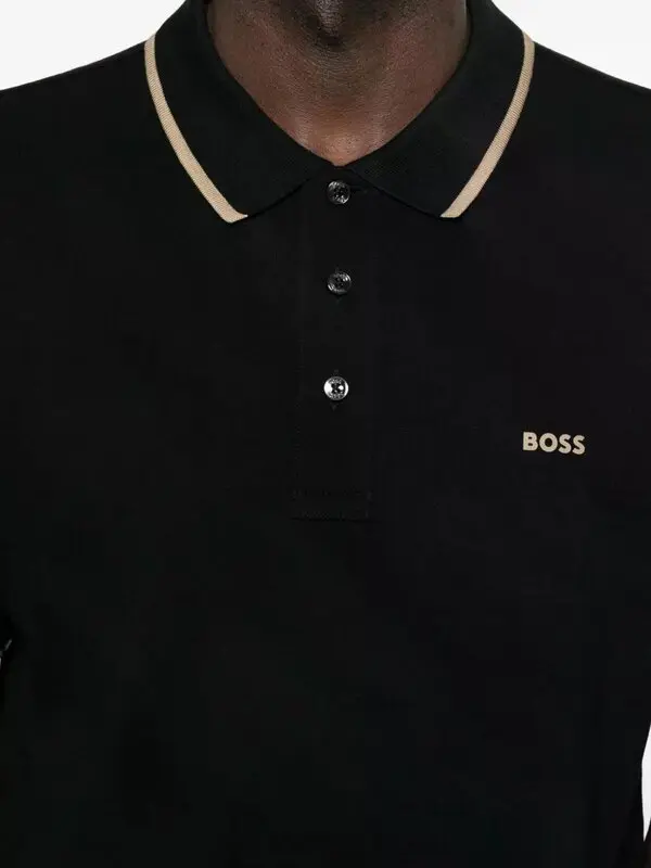 BOSS Cotton-piqué Polo Shirt With Contrast Tipping