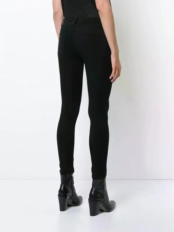 FRAME Front Slit Cropped Jeans