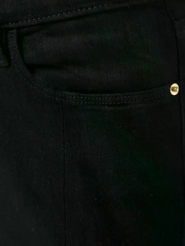 FRAME Front Slit Cropped Jeans