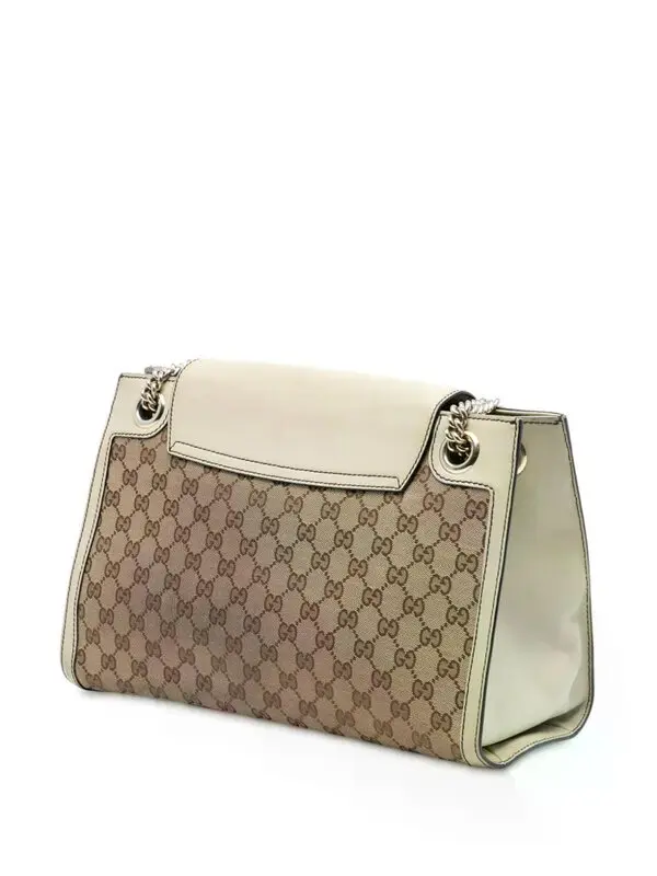 Gucci Large Gg Canvas Emily Shoulder Bag - Brown
