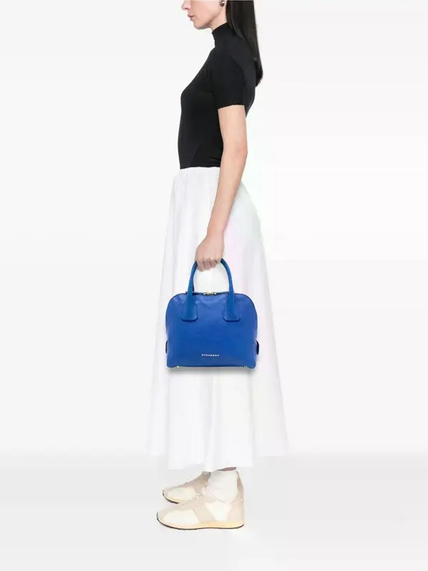 Burberry 2000-2017 Small Grained Calfskin Greenwood Satchel