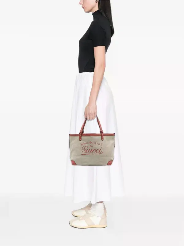 Gucci Medium Canvas Craft Tote Bag