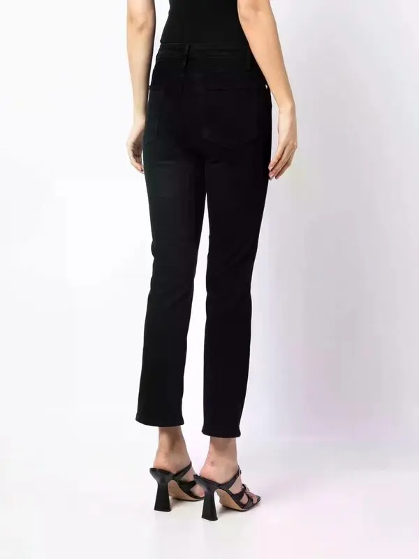 FRAME Le Super High Straight Leg Jeans
