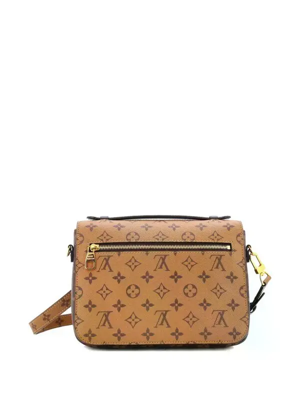 LOUIS VUITTON Pochette Metis Reverse Monogram Canvas Crossbody Bag - Brown