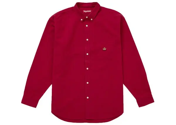Supreme Loose Fit Flannel Oxford Shirt