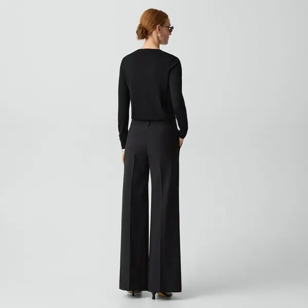 Theory Fluid Flare Good Wool Pant