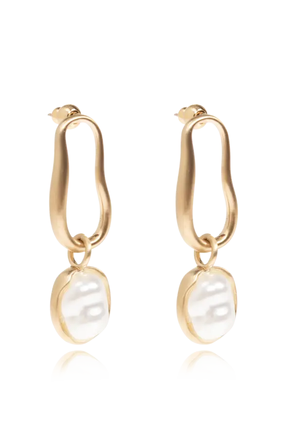 Cult Gaia Vera Hoop Earrings - Gold