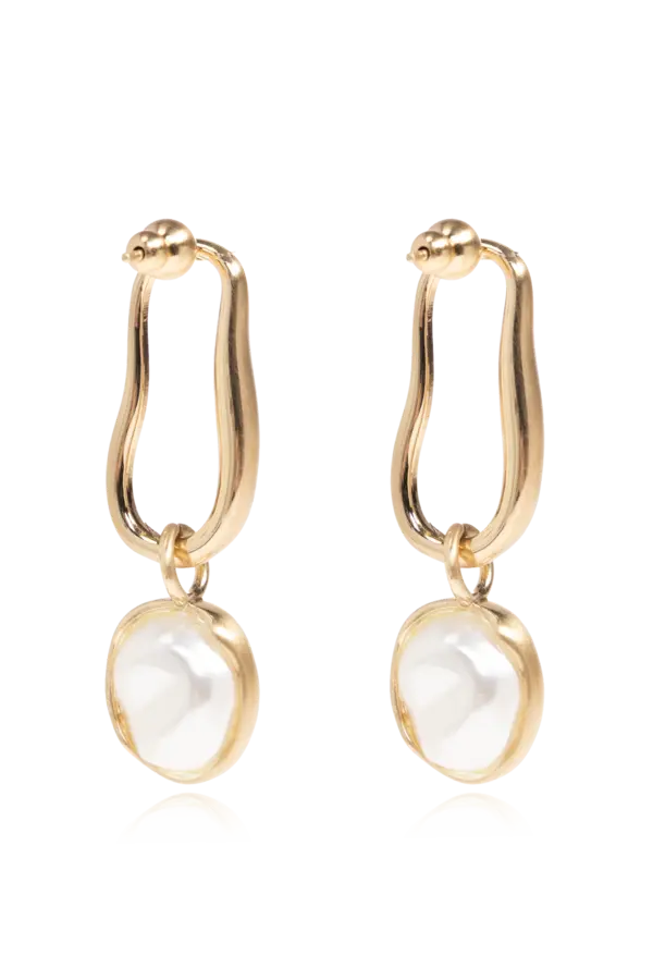 Cult Gaia Vera Hoop Earrings - Gold