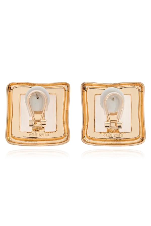 Cult Gaia Suni Clip-on Earrings - White