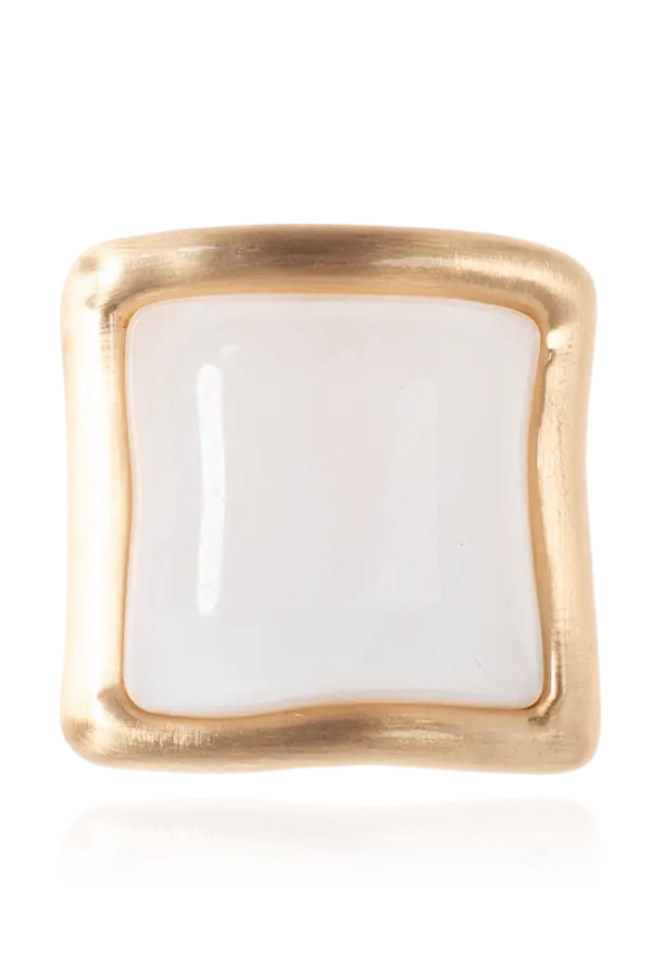 Cult Gaia Suni Clip-on Earrings - White