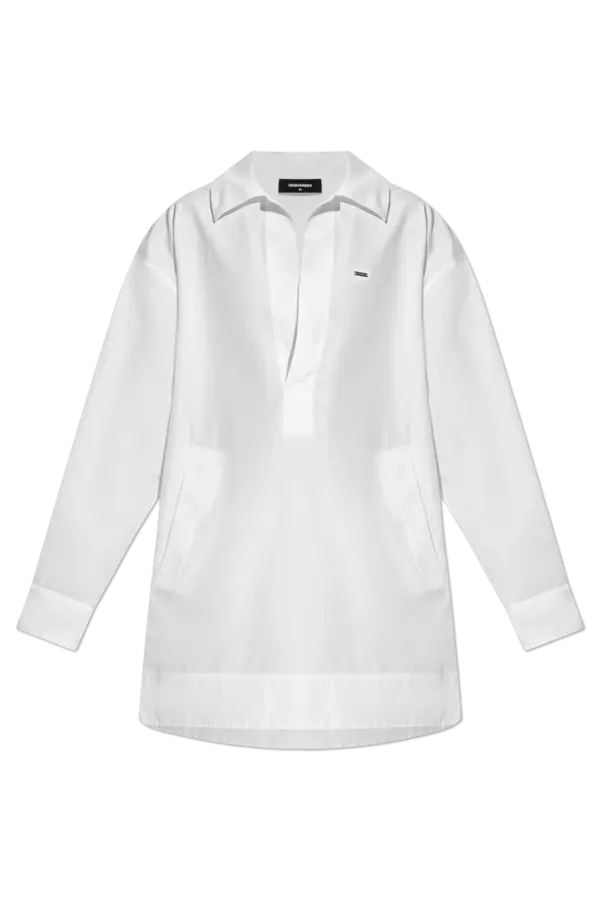 Dsquared2 V-neck Dress - White