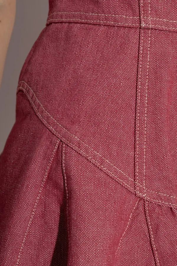 Dsquared2 Off-shoulder Denim Dress - Pink