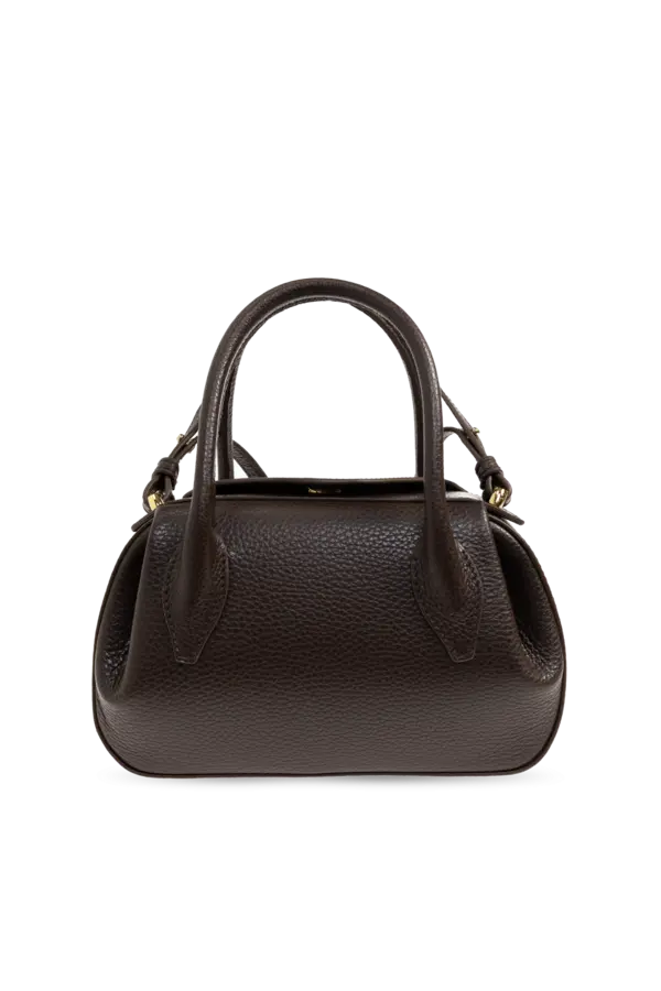 Yuzefi Oyster Mini Handbag - Brown