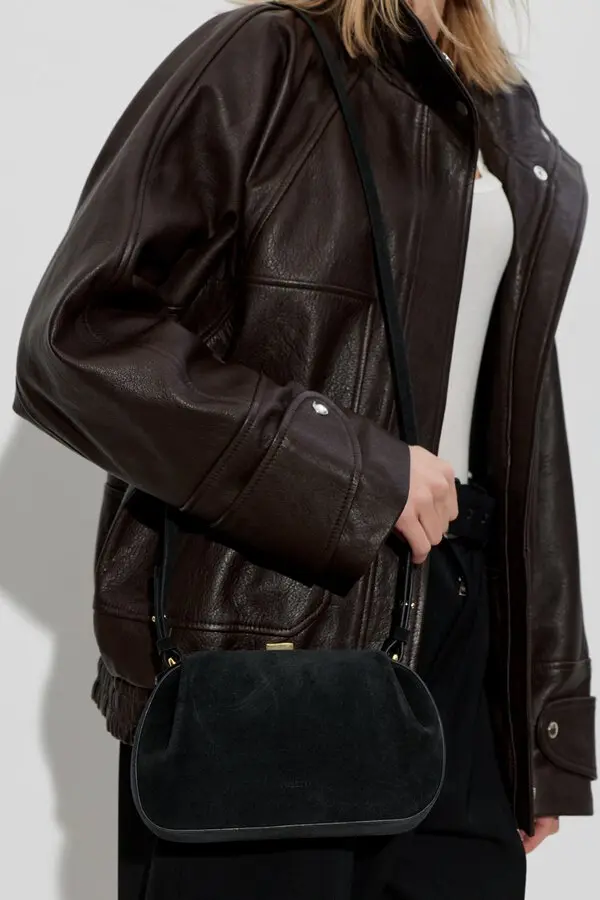 Yuzefi Oystrer Mini’ Handbag - Black