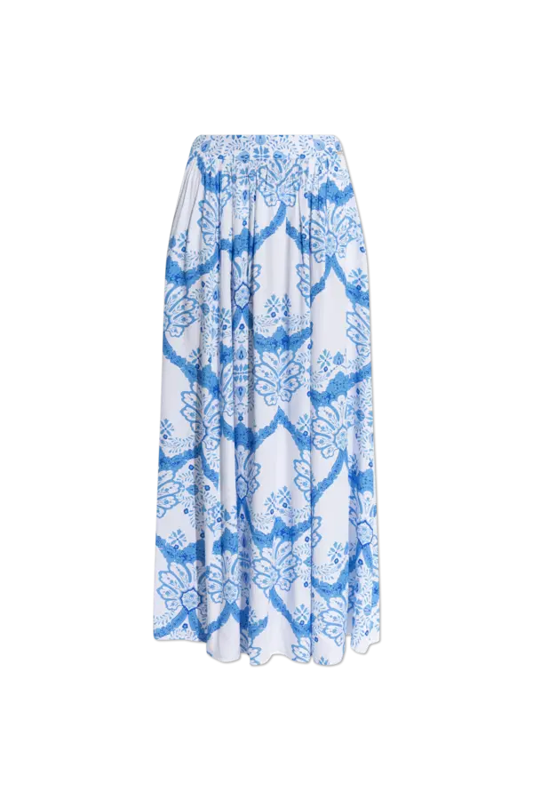 Melissa Odabash Printed Maxi Skirt - Blue
