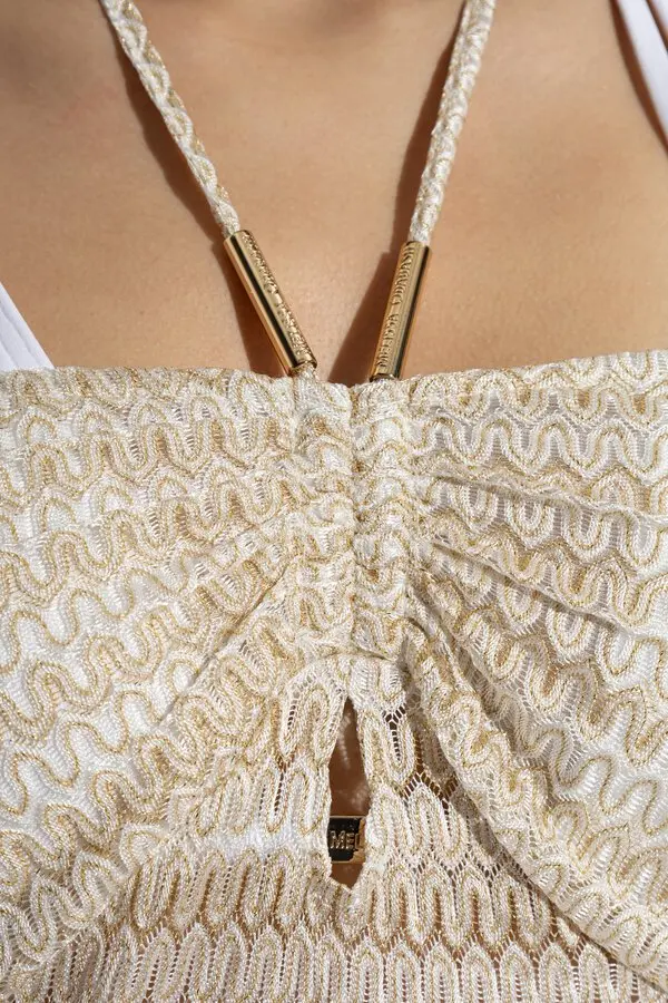 Melissa Odabash Off-shoulder Dress ‘mila - Gold