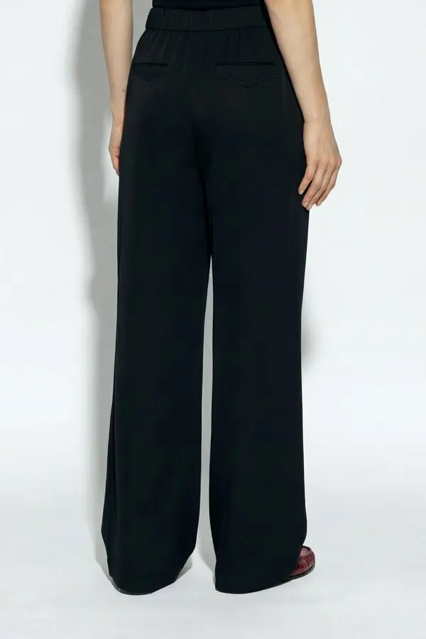 JIL SANDER Wide-leg Trousers - Black