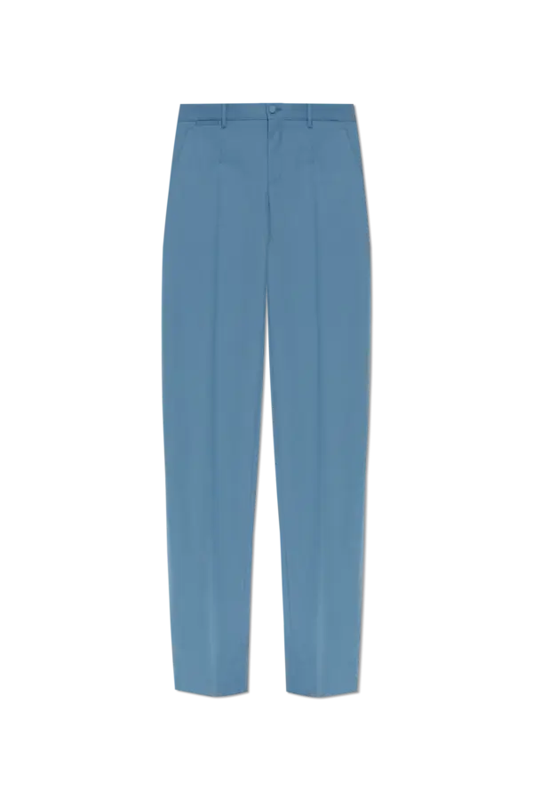 Dolce & Gabbana Wool Tailored Trousers Pleated