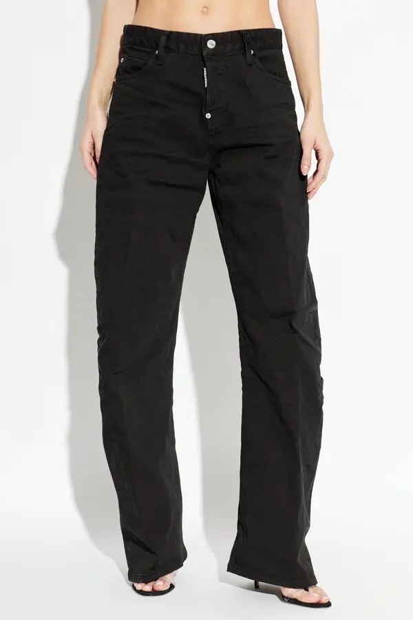 Dsquared2 Loose Twst Jeans - Black