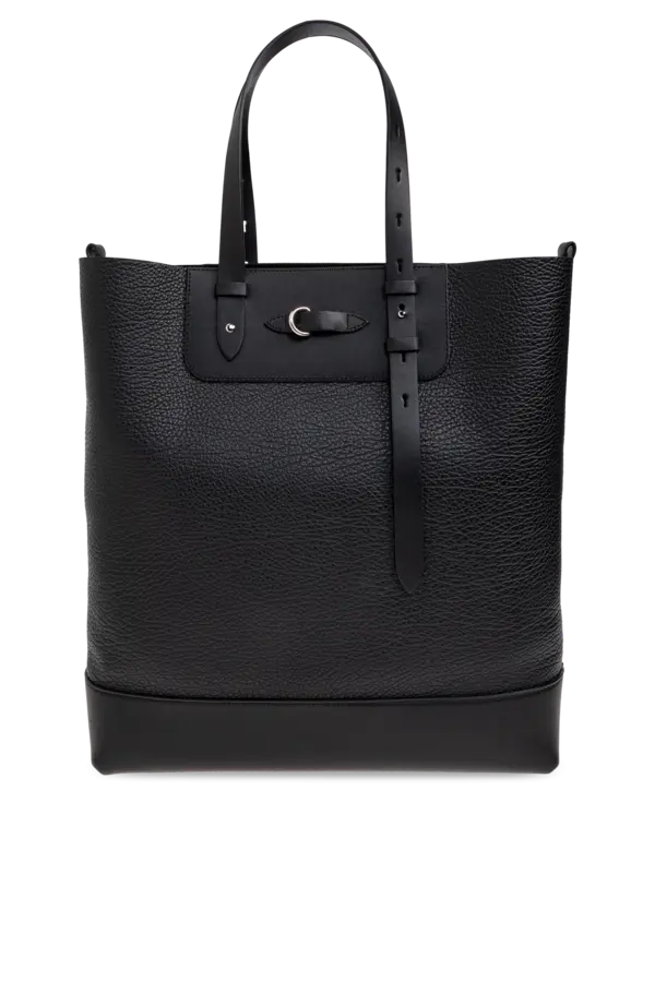 MAISON MARGIELA Leather Shopper Bag - Black