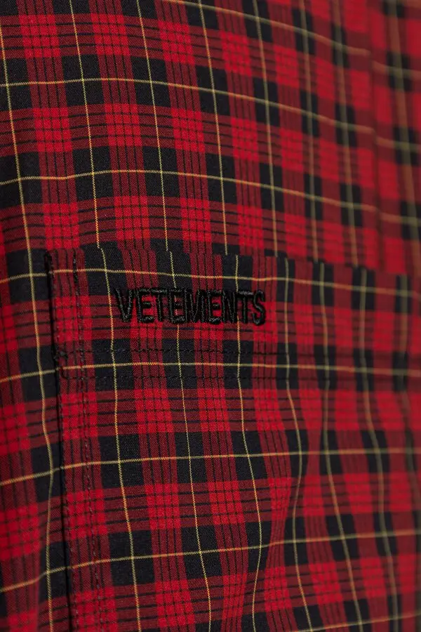 Vetements Checked Shirt