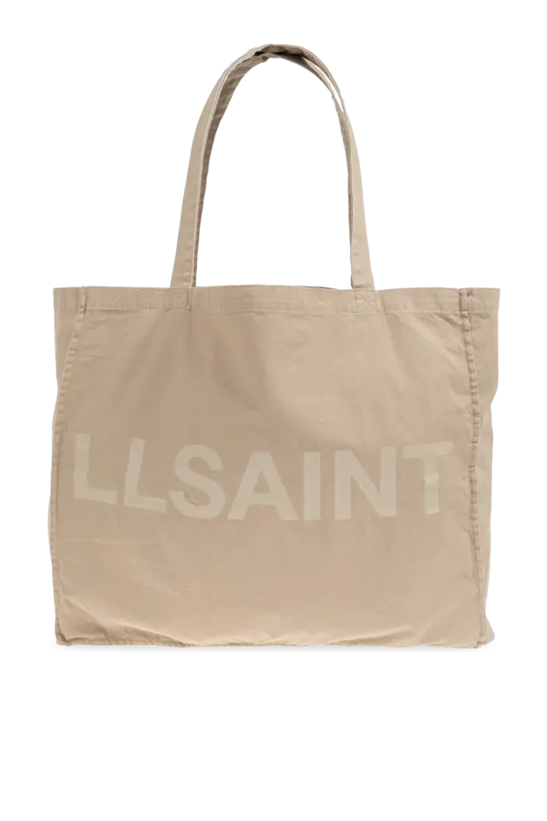 ALLSAINTS Large Biggy Shopper Bag - Beige