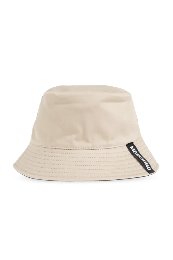 Moschino Reversible Bucket Hat - Beige
