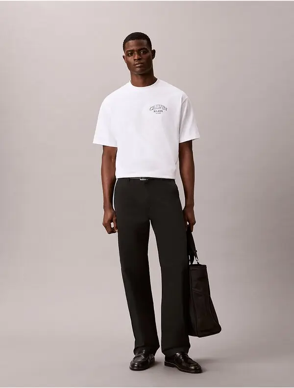 Calvin Klein 90s Straight Chino Pants - Black