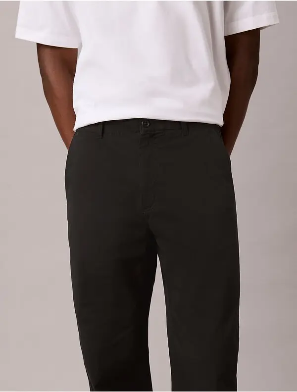 Calvin Klein 90s Straight Chino Pants - Black