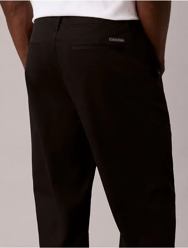 Calvin Klein 90s Straight Chino Pants - Black