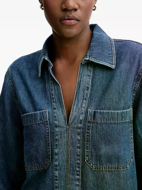 Rag & Bone Channing Denim Shirt - Blue
