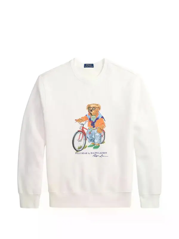 Polo Ralph Lauren Polo Bear Crewneck Sweatshirt - White