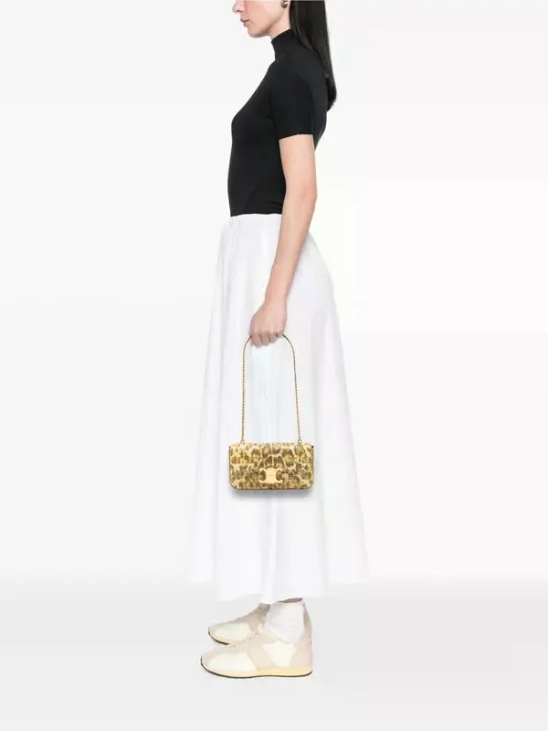 Celine 2000-2025 Calfskin Claude Chain Shoulder Bag