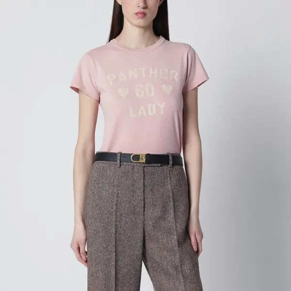 Valentino Garavani Panther Lady T-shirt - Pink