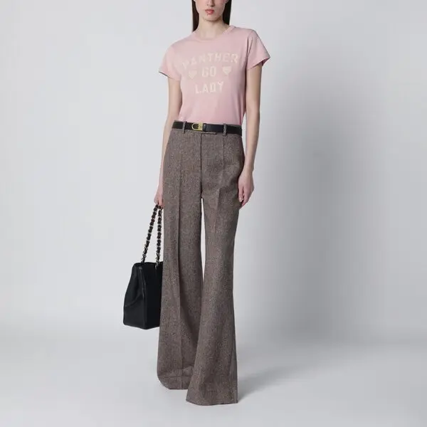 Valentino Garavani Panther Lady T-shirt - Pink
