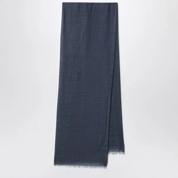 Loro Piana Brina Cashmere And Silk Scarf - Blue
