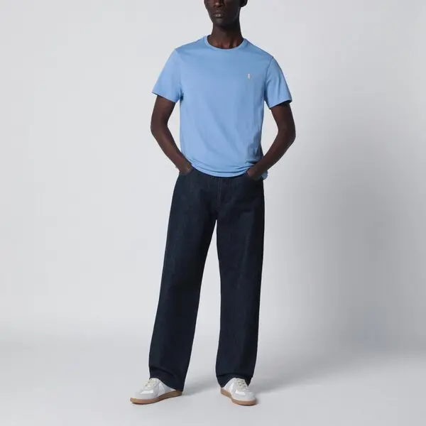 Polo Ralph Lauren Cotton Custom Slim-fit T-shirt - Light Blue