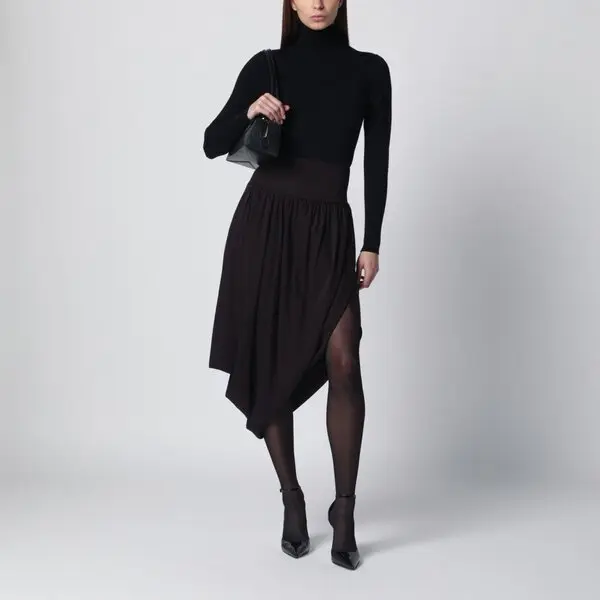 Alaïa Fluid Jersey Midi Skirt