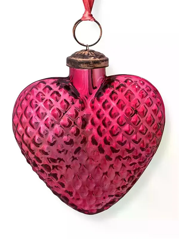 PIP STUDIO Heart Glass Ornament