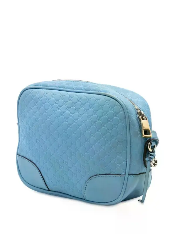 Gucci Mini Microissima Bree Crossbody Bag - Blue